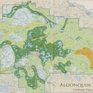 ALGONQUIN PARK CANOE ROUTES MAP