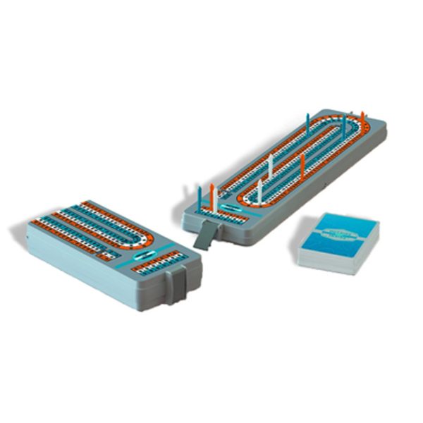 OUTSIDE INSIDE BACKPACK CRIBBAGE BOARD GAME